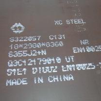 China Hot Rolled Alloy Steel Plate Q355ND S355J2+N Equivalent 355 MPa Yield Strength -20°C Impact Test for sale