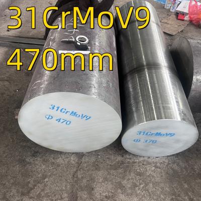 China Nitriding Steel Round Bar 470mm 1.8519 31CrMoV9 QT Forged Solid Rod for Industrial Use for sale