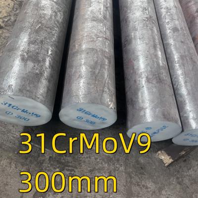 China 31CrMoV9 DIN 1.8519 Alloy Steel Forged Shaft Bar Heat Treatment Machined Nitriding Steel 3-480mm for sale