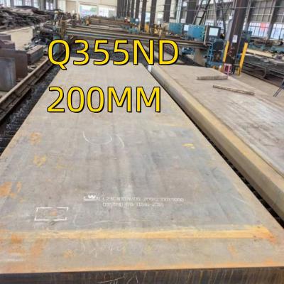 China Hot Rolled Carbon Structural Steel Plate S355J2+N Q355ND 200mm Thickness for Construction for sale
