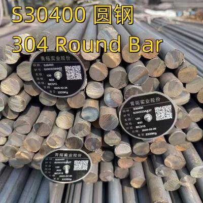 China ASTM A276 Grade 304 Stainless Steel Round Bar Bright Polished OD 150mm 6m Length for sale