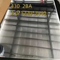 China Cold Rolled 430 BA Polished Stainless Steel Sheet 1.2mm x 1219mm x 2438mm for sale