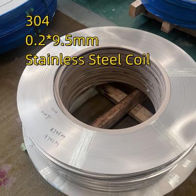 China ASTM A240 TP304 304 Stainless Steel Coil 0.2mm Cold Rolled 2B Surface 1219mm Width for sale