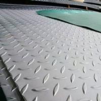 China AISI 304 Stainless Steel Checkered Plate 3mm 4mm Thick Hot Rolled Tear Drop for sale