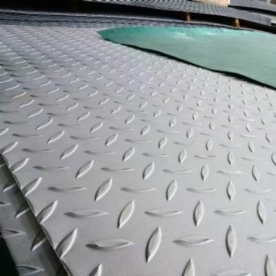 China AISI 304 Stainless Steel Checkered Plate 3mm 4mm Thick Hot Rolled Tear Drop for sale