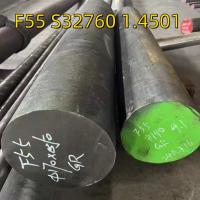 China Super Duplex Steel S32760 F55 1.4501 Round Bar 75mm Diameter Bright Black Surface Shaft for sale