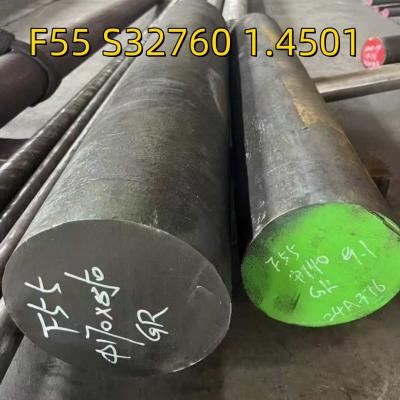 China Super Duplex Steel S32760 F55 1.4501 Round Bar 75mm Diameter Bright Black Surface Shaft for sale
