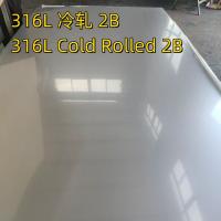 China Cold Rolled SUS 316L Stainless Steel Sheet 1.5mm x 2000mm x 3000mm 2B Surface for sale