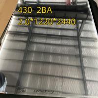 China SUS430 1.4016 Stainless Steel Sheet 1.2mm Thick 1250x2500mm 2B Surface for sale