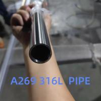 China ASTM A269 316L Seamless Stainless Steel Tube 3/4 Inch OD Mirror Polished 10 ft for sale
