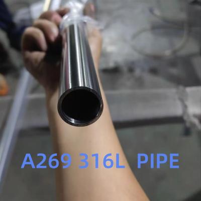 China ASTM A269 316L Seamless Stainless Steel Tube 3/4 Inch OD Mirror Polished 10 ft for sale