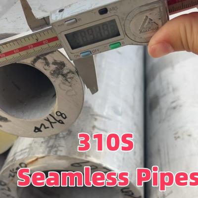 China ASTM A312 310S Stainless Steel Seamless Pipe 89x20mm Heat Resistant EN 1.4845 for sale