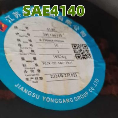 China Hot Rolled SAE4140 Alloy Steel Round Bar OD 200-600mm SCM440 Forged Rod for sale