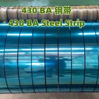 China ASTM A240 AISI 430 Stainless Steel Strip Coil 0.5mm Thickness 1220mm Width BA Surface for sale