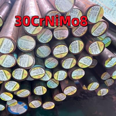 China Hot Forged DIN 1.6580 30CrNiMo8 Alloy Steel Bar Quenched and Tempered 30-1200mm for sale