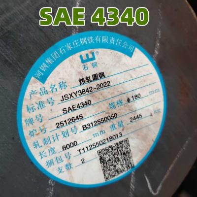China AISI 4340 Alloy Steel Round Bar 1.6562 Forged Rod 40CrNiMoA 80-250mm Diameter for sale