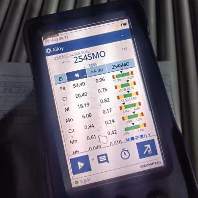China 254SMO Super Stainless Steel Plate UNS S31254 Sheet 6.1% Molybdenum 20% Chromium for sale