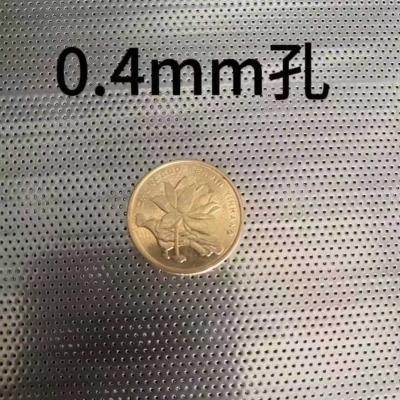 China 304 Stainless Steel Perforated Sheet 0.4mm Hole 1000x2000mm Microperforated Metal for sale