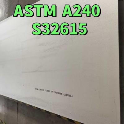 China ASTM A240 UNS S32615 Hot Rolled Stainless Steel Plate 10mm x 1500mm x 6000mm No.1 Surface for sale
