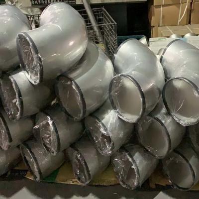 China 254SMO S31254 Stainless Steel 45 Degree Long Radius Elbow 10 Inch Sch 40 BW for sale