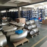 China 254SMO S31254 Stainless Steel 45 Degree Long Radius Elbow 10 Inch Sch 40 BW for sale