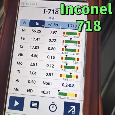 China Inconel 718 UNS N07718 Nickel Alloy Rod 16mm Diameter Solution Treated and Precipitation Hardened ASTM B637 for sale
