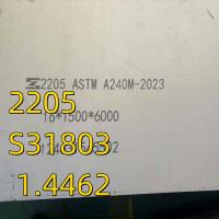 China ASTM A240 ASME SA-240 Grade 31803 Duplex Stainless Steel Plates 3-80mm Thickness Solution Annealed for sale
