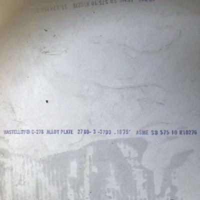 China Hastelloy C-276 Nickel Alloy Plate 14.5-16.5% Chromium 15-17% Molybdenum for Chemical Processing for sale