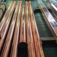 China OFHC Copper Rod C10100 99.95% Purity OD 38mm 50mm Length 1000mm for sale