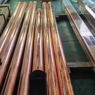China OFHC Copper Rod C10100 99.95% Purity OD 38mm 50mm Length 1000mm for sale