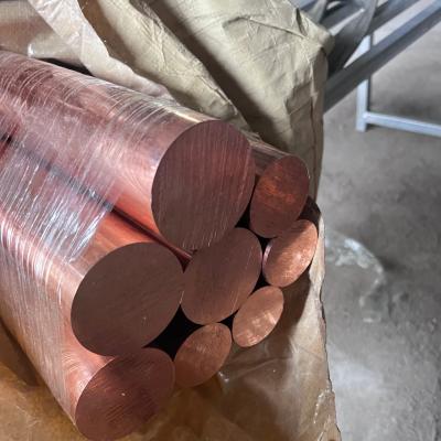 China C1100 C1200 C1220 Pure Electrolytic Copper Bar OFHC Copper Rod 99.95% Purity for sale
