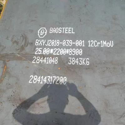 China GB/T 3077 12Cr1MoV Hot Rolled Alloy Steel Plate 8mm-250mm Thickness for sale
