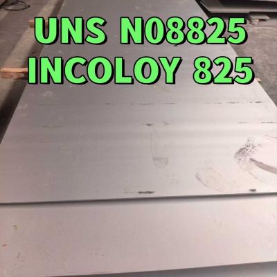 China UNS N08825 Incoloy 825 Alloy Steel Plate 6mm Thickness 1500mm Width 6000mm Length for sale