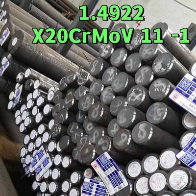 China DIN 1.4922 X20CrMoV12-1 Stainless Steel Round Bar OD 120mm Hot Rolled for sale