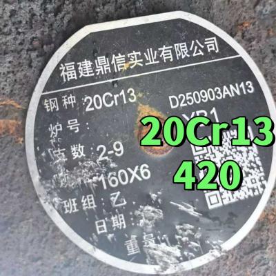 China EN 1.4021 X20Cr13 AISI 420 Hot Rolled Black Surface Stainless Steel Round Bar 1mm-500mm for sale