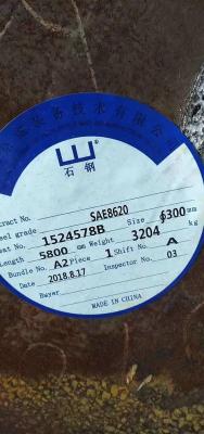 China AISI 8620 Alloy Steel Round Bar 8mm-3000mm SAE 8620 1.6523 21NiCrMo2 for sale