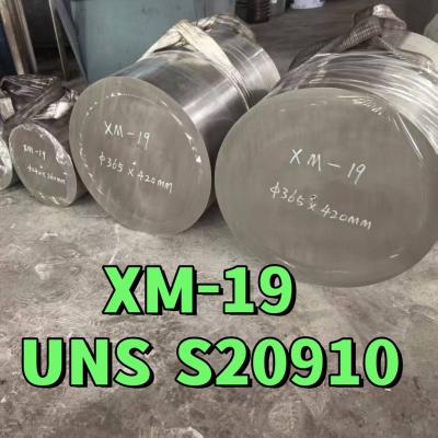 China ASTM A276 XM-19 UNS S20910 Nitronic50 Stainless Steel Solid Rod 690 MPa Tensile for sale