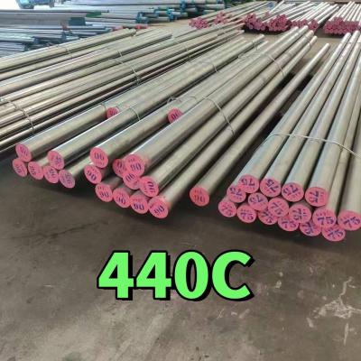 China 440C Stainless Steel Round Bar 50mm UNS S44000 DIN 1.4125 High Carbon Martensitic Steel Rod for sale