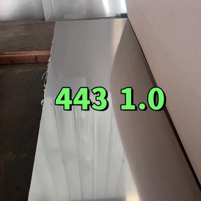 China ASTM A240 Cold Rolled SUS443 Stainless Steel Sheet 1.2mm Thickness 1220mm Width for sale