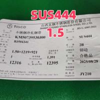 China Cold Rolled AISI 444 Stainless Steel Strip Coil 0.3mm-50mm Thickness 2B BA Finish for sale