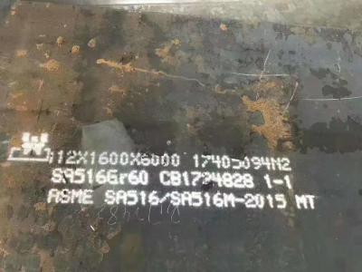 China ASME SA515 Grade 60 Carbon Steel Plate 3-500mm Thickness for Boiler Pressure Vessels for sale