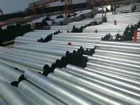 China Galvanized Steel Pipe 15-219mm Diameter 0.5-20mm Wall Thickness for Drinking Water Transmission for sale