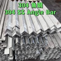 China 304 Stainless Steel Angle Bar 20mm-200mm Hot Rolled Equal Leg for Structural Support for sale