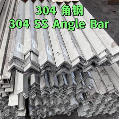 China 304 Stainless Steel Angle Bar 20mm-200mm Hot Rolled Equal Leg for Structural Support for sale