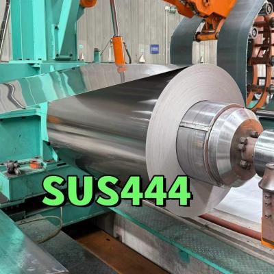 China 444 Stainless Steel Sheet 18Cr-2Mo Ferritic Cold Rolled  SUS444 Plate 0.3-3.0mm 2B Finish for sale