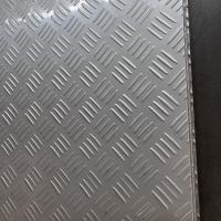 China 304 Stainless Steel Embossed Sheet 4-Row Pattern Decorative Plate 0.3-3.0mm Mirror Finish for sale