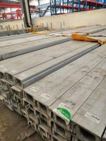 China AISI 316L Stainless Steel U Channel Bar 50x37mm to 400x104mm Mirror Finish for sale