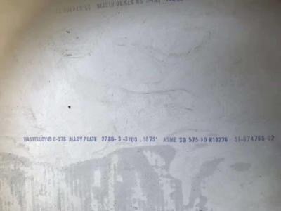 China Hastelloy C276 Nickel Alloy Sheet & Plate - 14.5-16.5% Cr, 15-17% Mo, UNS N10276 for sale