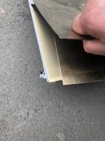 China 304 Stainless Steel Sheet Champagne Gold Hairline Finish PVC Film 0.2-100mm for sale