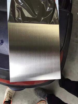 China Hairline Stainless Steel Sheet Grade 304 304L 316L 430 0.3-3mm Thickness ASTM Standard for sale